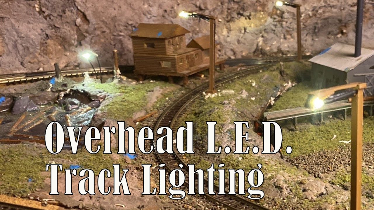 L.E.D. Overhead Train Track Lighting! Design, Print, Assemble and ...