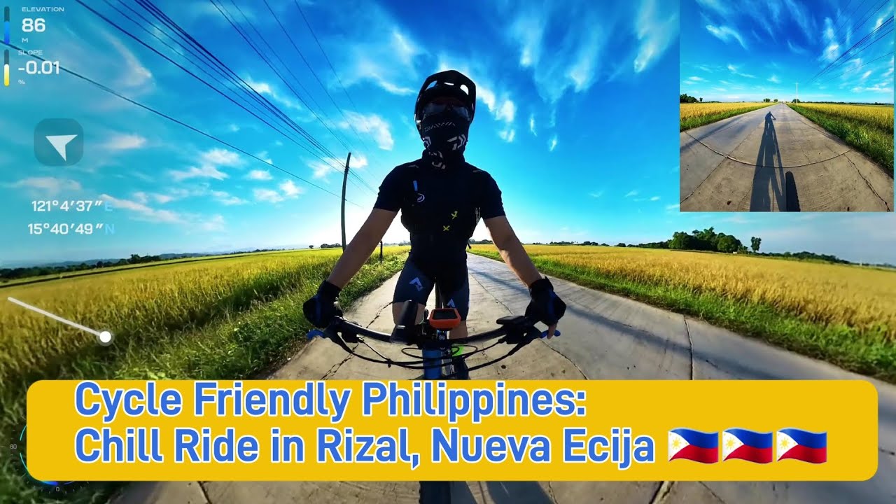 Cycle Friendly Philippines: Chill Ride in Rizal Nueva Ecija 4K HD - YouTube