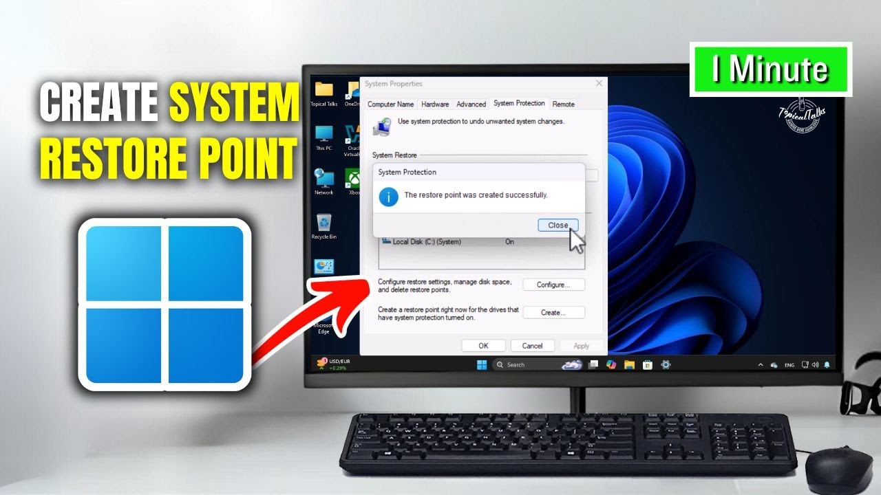 How To Create A System Restore Point On Windows 11 | Full Guide - YouTube