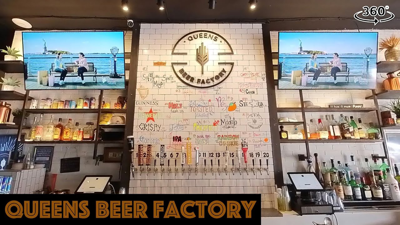 VR | 360 - Queens Beer Factory - BAR - YouTube