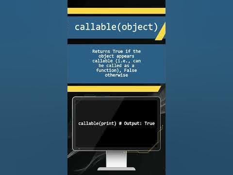 Unraveling Python's callable() Function - YouTube