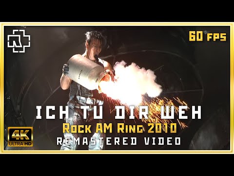 Rammstein:  Ich Tu Dir Weh with subtitles/lyrics/captions/cc - LIVE at Rock am Ring 2010 4K 60fps