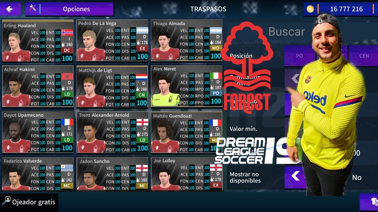 PLANTILLA DEL NOTTINGHAM FOREST DE ROBERT PG PARA DREAM LEAGUE SOCCER ...