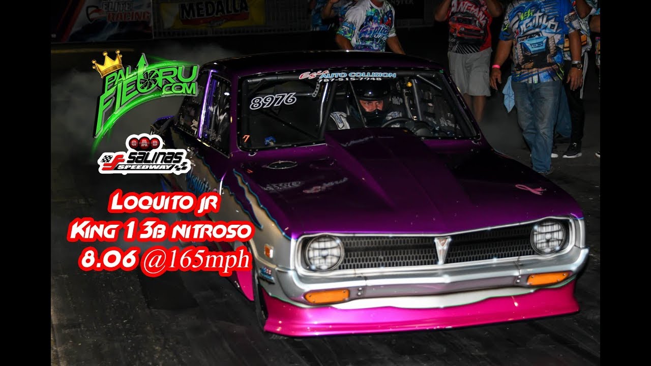 Loquito JR 8.06 @165mph 13b Nitroso New Personal Record - YouTube