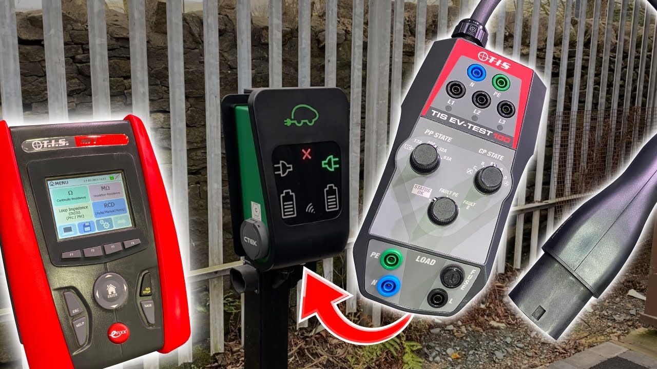 How to test a three-phase EV charger with a TIS MFT PRO & EV-TEST 100 ...