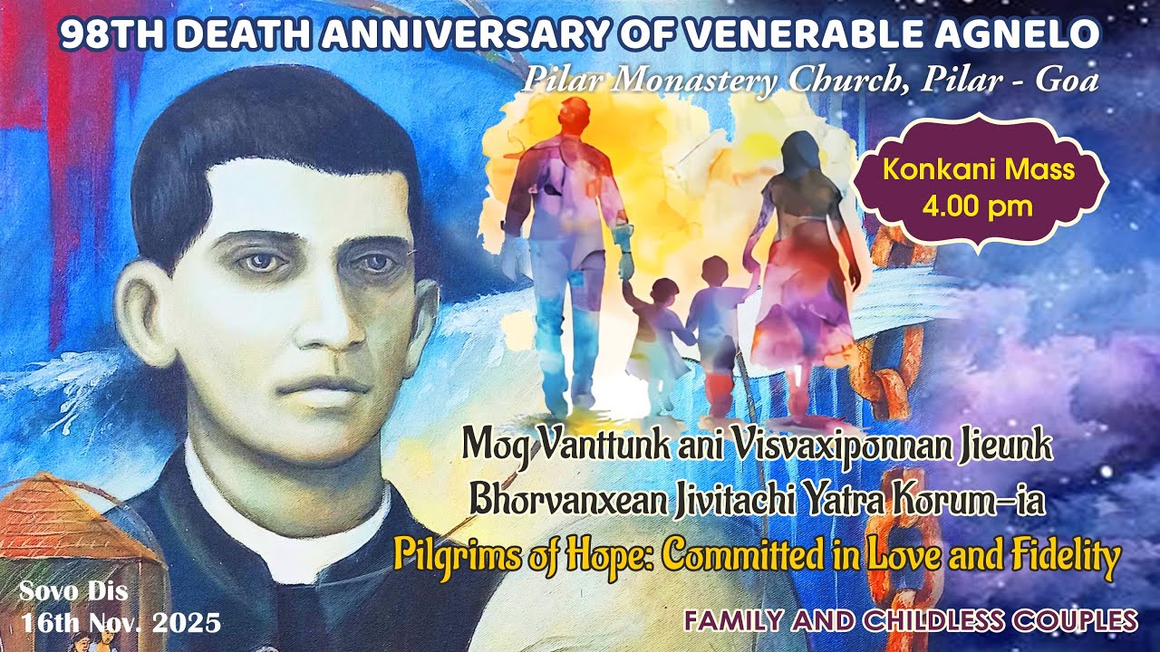16 NOV 2025 | FR. AGNELO NOVENA MASS | KONKANI | LIVE STREAM | 4.00 PM ...