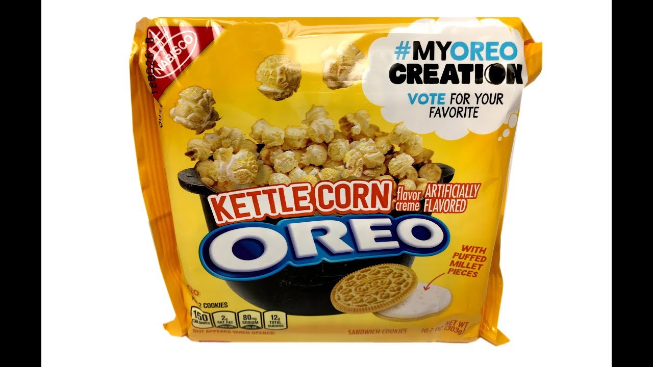 Kettle Corn Oreos Unwrapping - YouTube