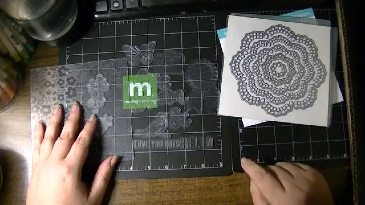 We-R-Memory Keepers Letterpress Kit - Everyday - YouTube