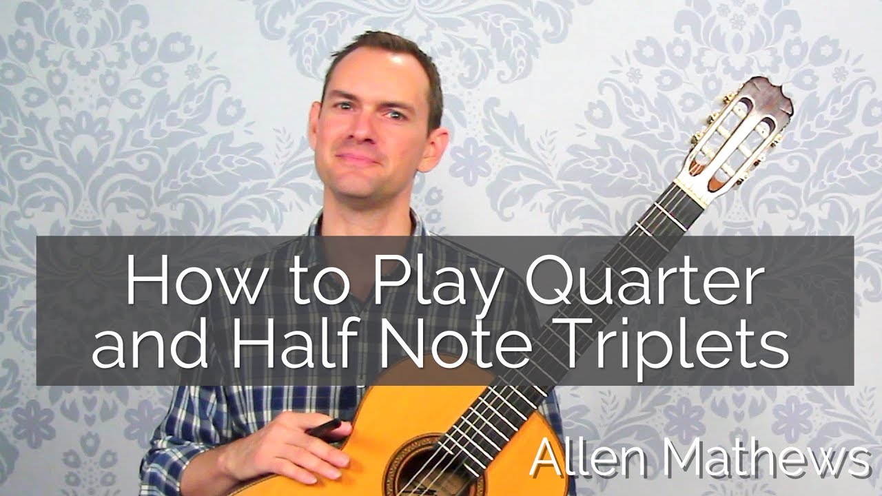 How to Play Quarter and Half Note Triplets - YouTube