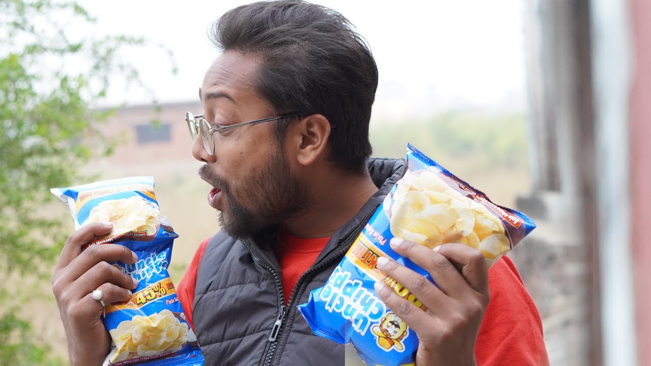 20 Rs Uncle Chips 1 packet VS 5 Rs Uncle Chips 4 Packet | किस्मे ज्यादा ...