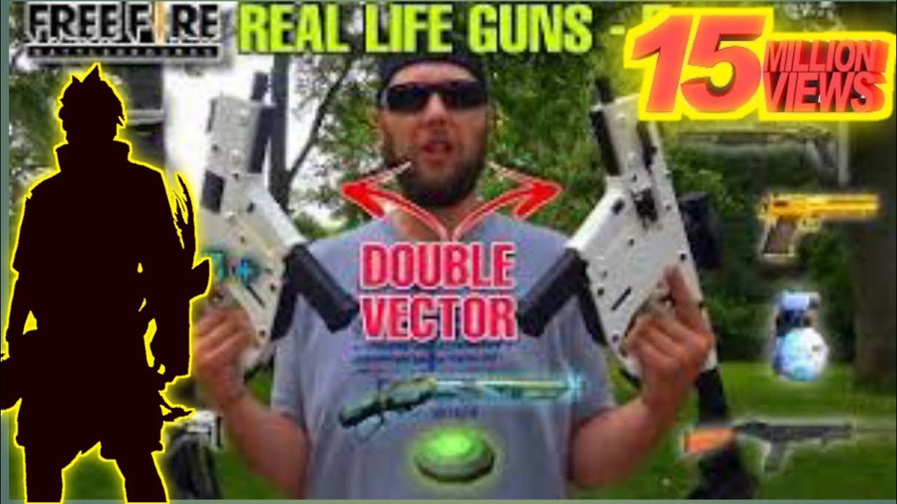 Garena free fire all gun in real life/.shotguns, ak47,scare,mp40,m4a1 ...