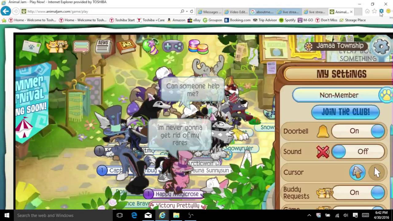 Animal Jam Live Stream. - YouTube