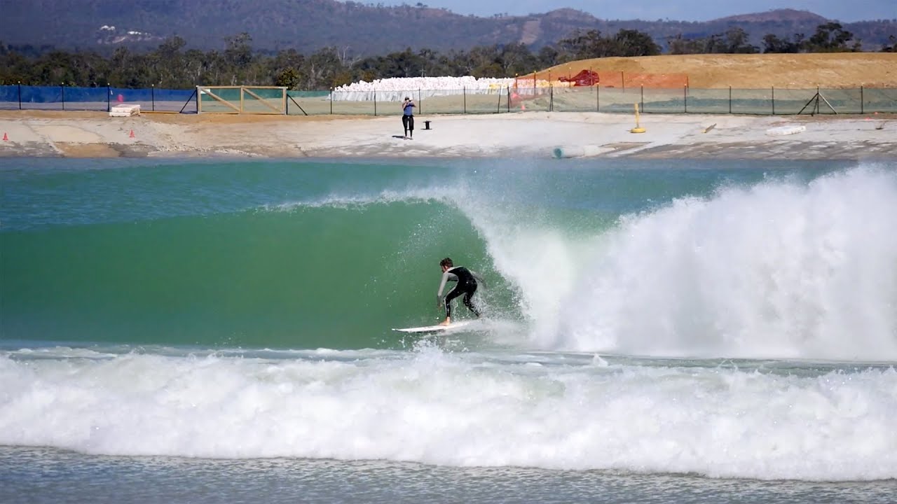 Dakoda Walters Perfects His Skills at Surf Lakes' Wave Pool in Yeppoon ...