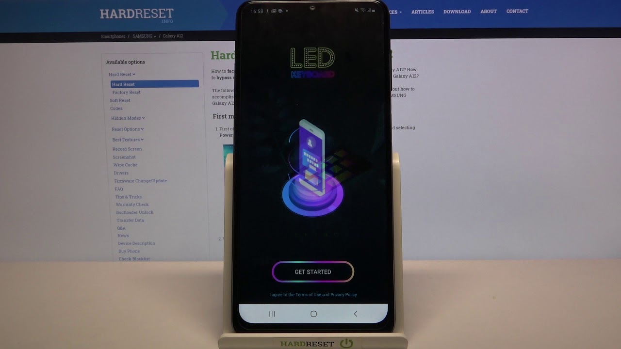 How to Install Animated Keyboard in SAMSUNG Galaxy A12 – LED Keyboard ...