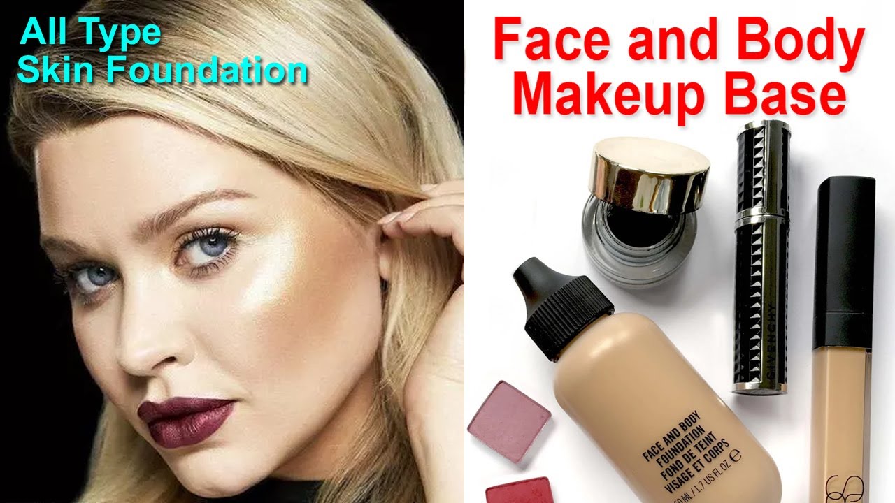 Face and Body Makeup Base with All Type Skin Foundation - Makeup ...