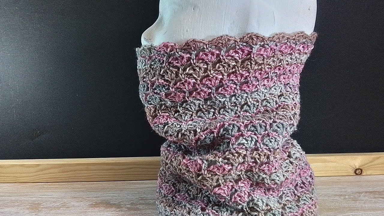 Bufanda cerrada punto fantasía. Tutorial. Ideas para hacer. 29 de ...