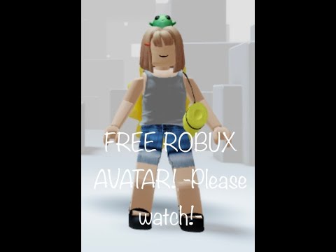 Another FREE avatar! -ROBLOX- - YouTube
