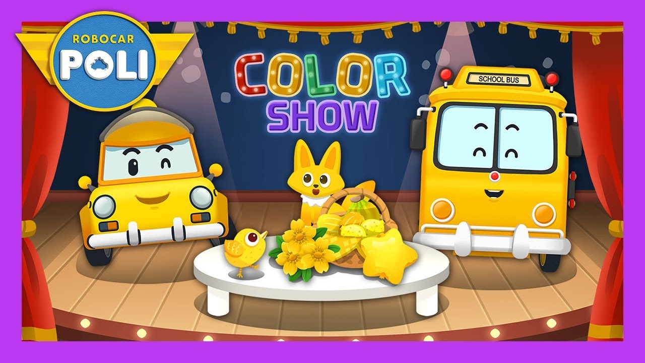 Yellow | Color play for Kids | Robocar Poli Game - YouTube