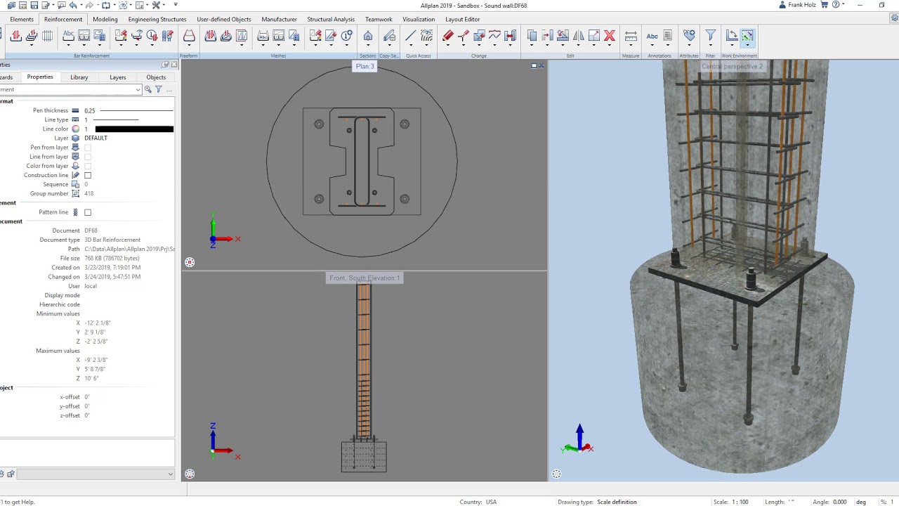 Angle secured by hilti anchors drawing - torlimited