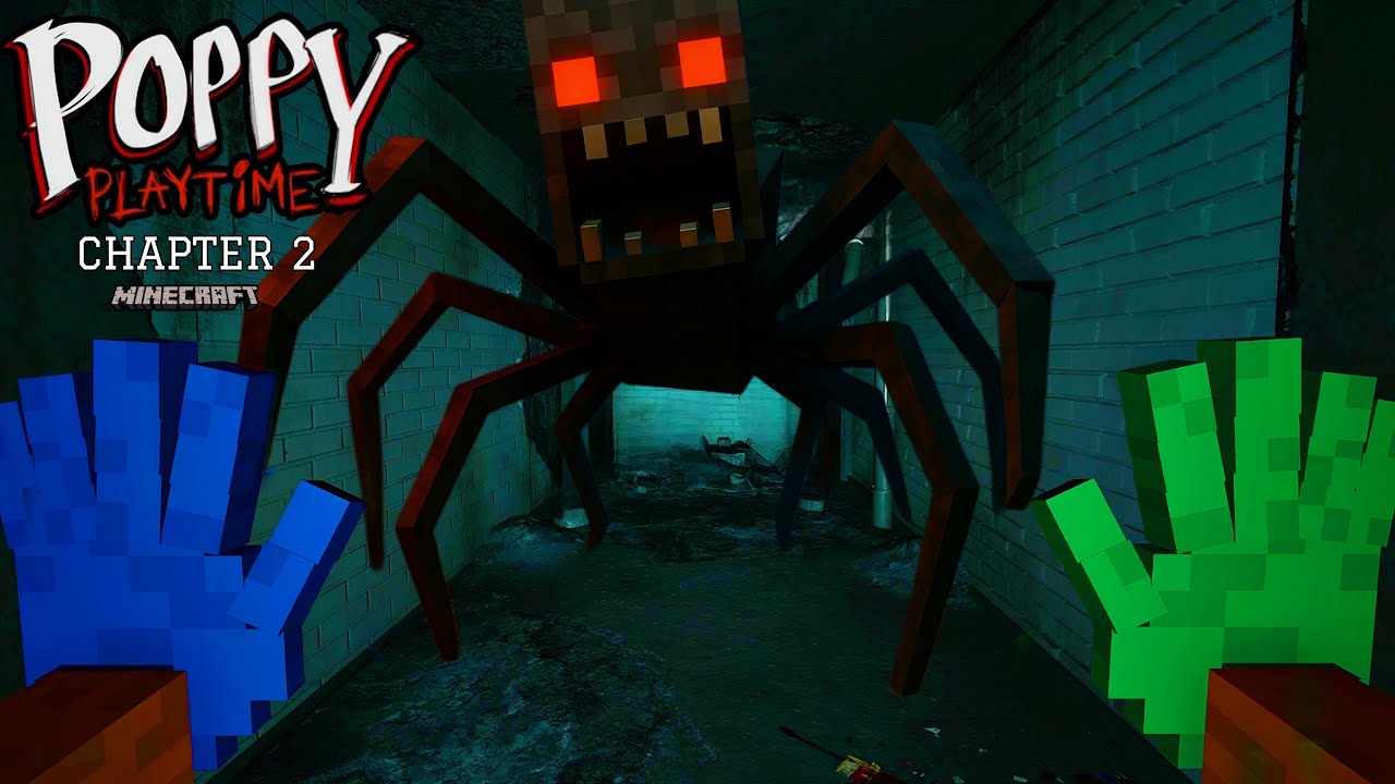 Mommy Long Legs is a SPIDER?! Minecraft Poppy Playtime Chapter 2 FULL ...