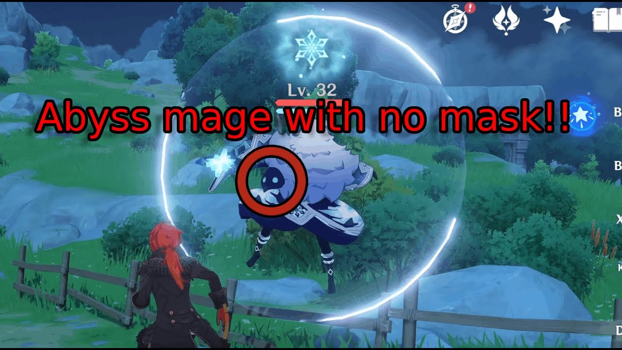 What an Abyss Mage looks like under its mask (Genshin Impact) - YouTube