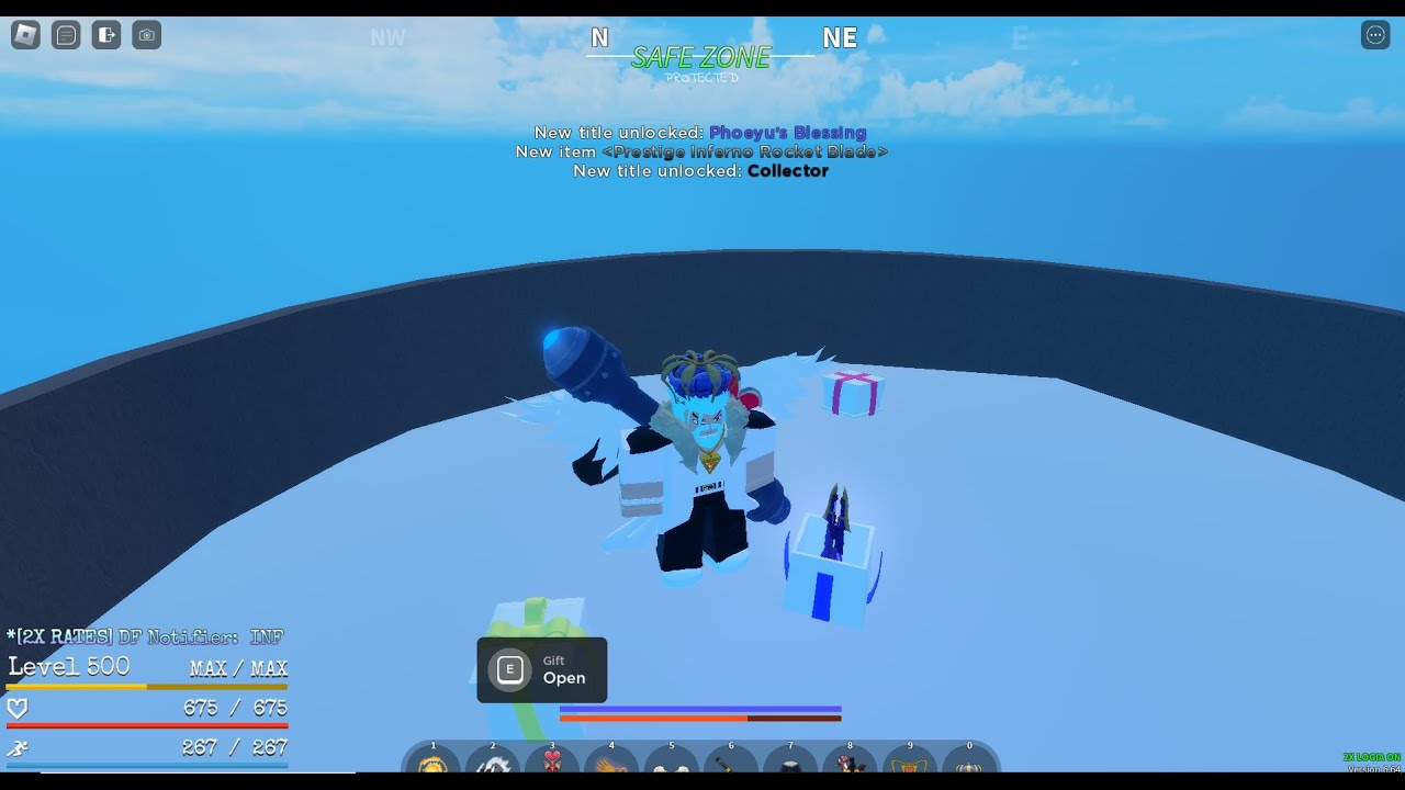 Winning duo's and getting prestiged inferno rocket blade (roblox gpo ...