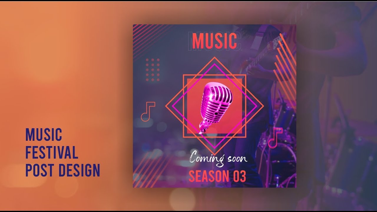 How to design social media post in Corel Draw | Rafi Graphics - YouTube