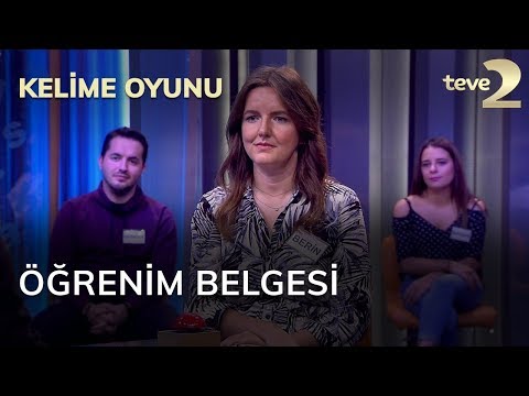 Kelime Oyunu: Öğrenim Belgesi