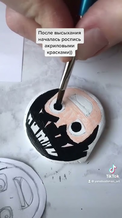 Значки из полимерной глины #полимерная_глина #значок #аниме #diy # ...