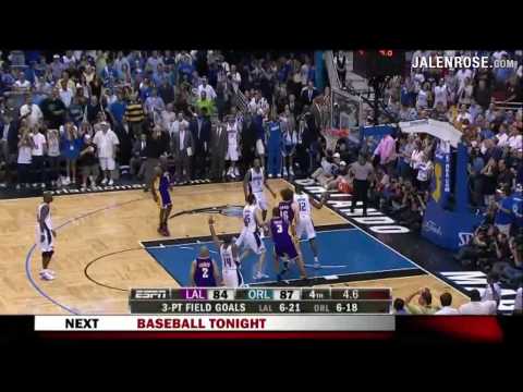 Derek Fisher Game 4 Three Pointers - Lakers vs Magic 2009 NBA Finals ...