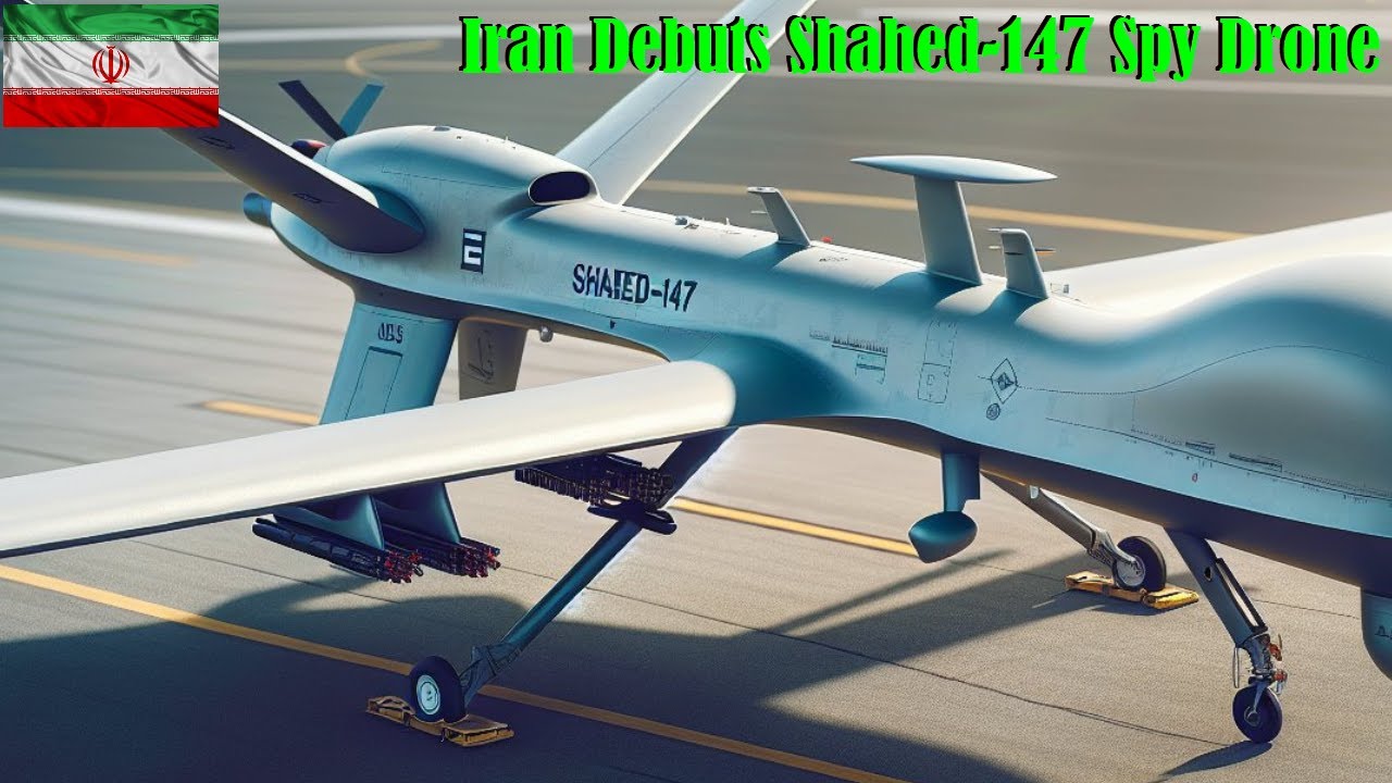 Iran Debuts its Shahed-147 Spy Drone - YouTube