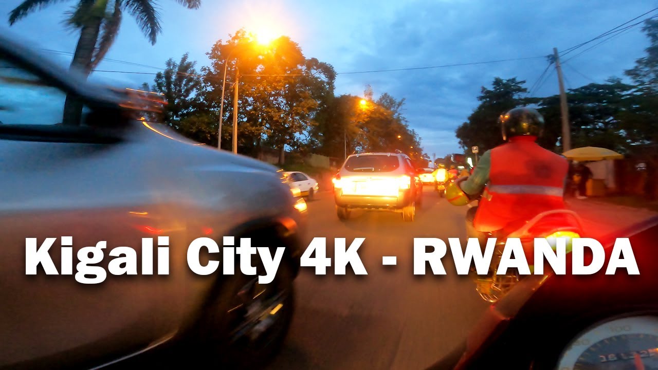 Driving Downtown - Kigali City 4K - RWANDA - YouTube