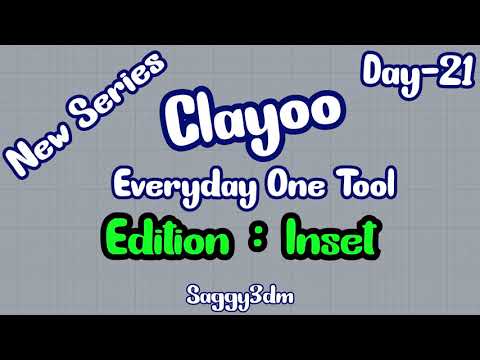 New Series - Clayoo - Everyday One Tool. DAY-21 Edition : Inset (in Hindi)