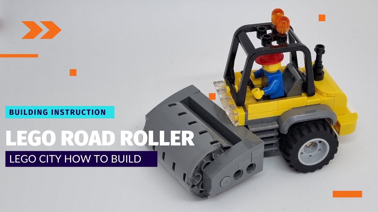 Як побудувати дорожній каток Lego? - Lego Road Roller Building ...