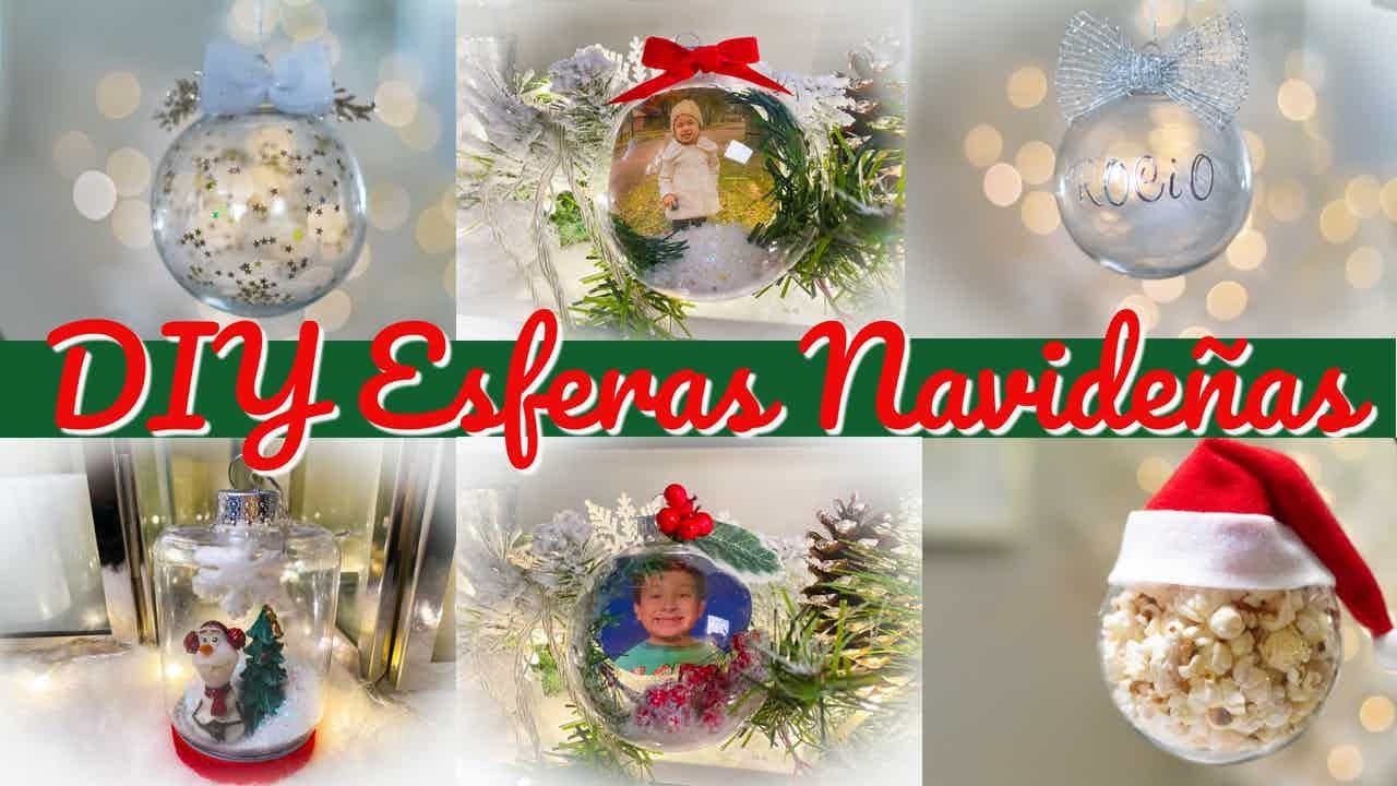 Manualidades Navideñas // DIY // Esferas Navideñas Personalizadas ...