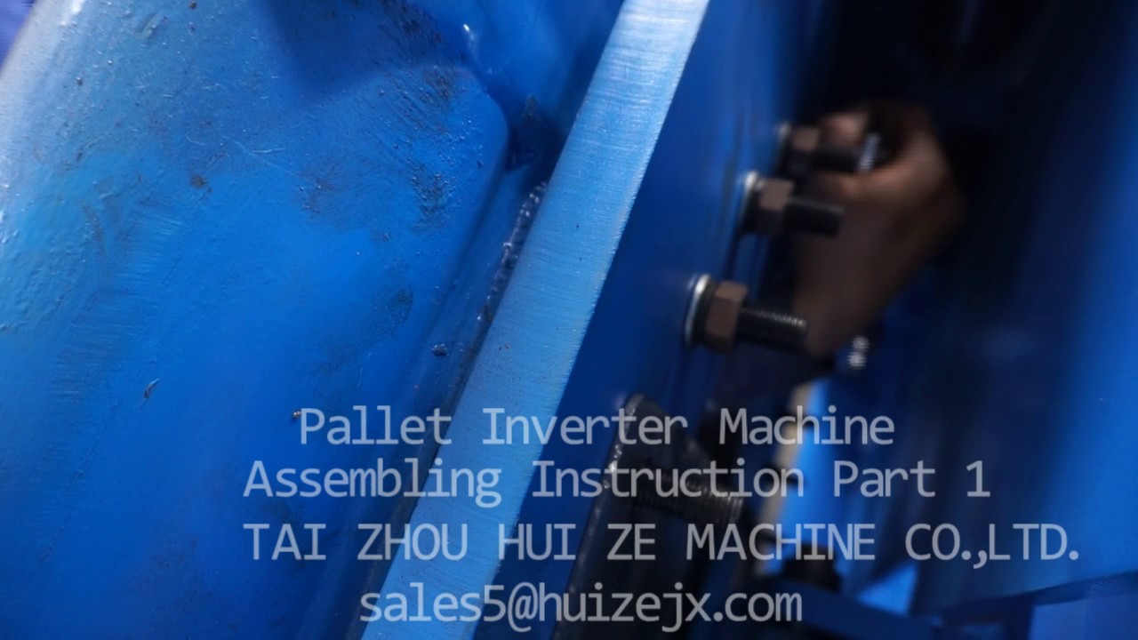 Pallet Inverter Machine Assembling Instruction Part 1 - YouTube