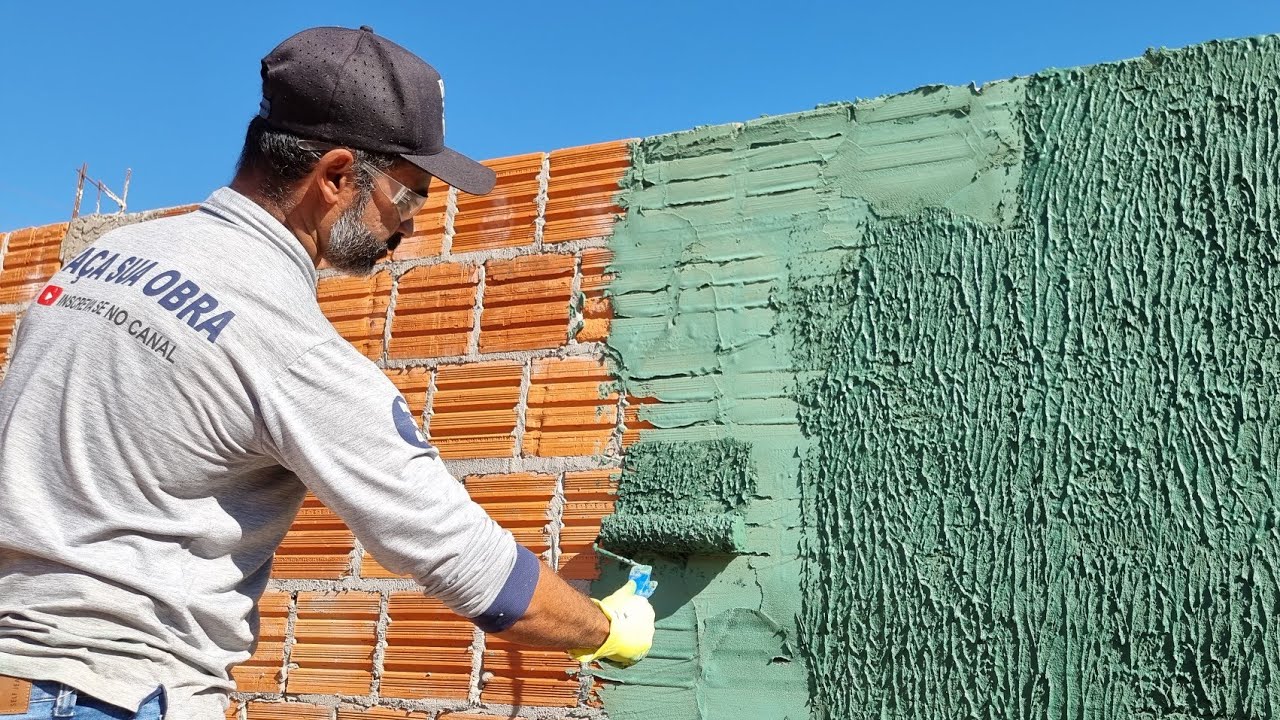 Reboco De Baixo Custo aprenda passo a passo como rebocar - YouTube