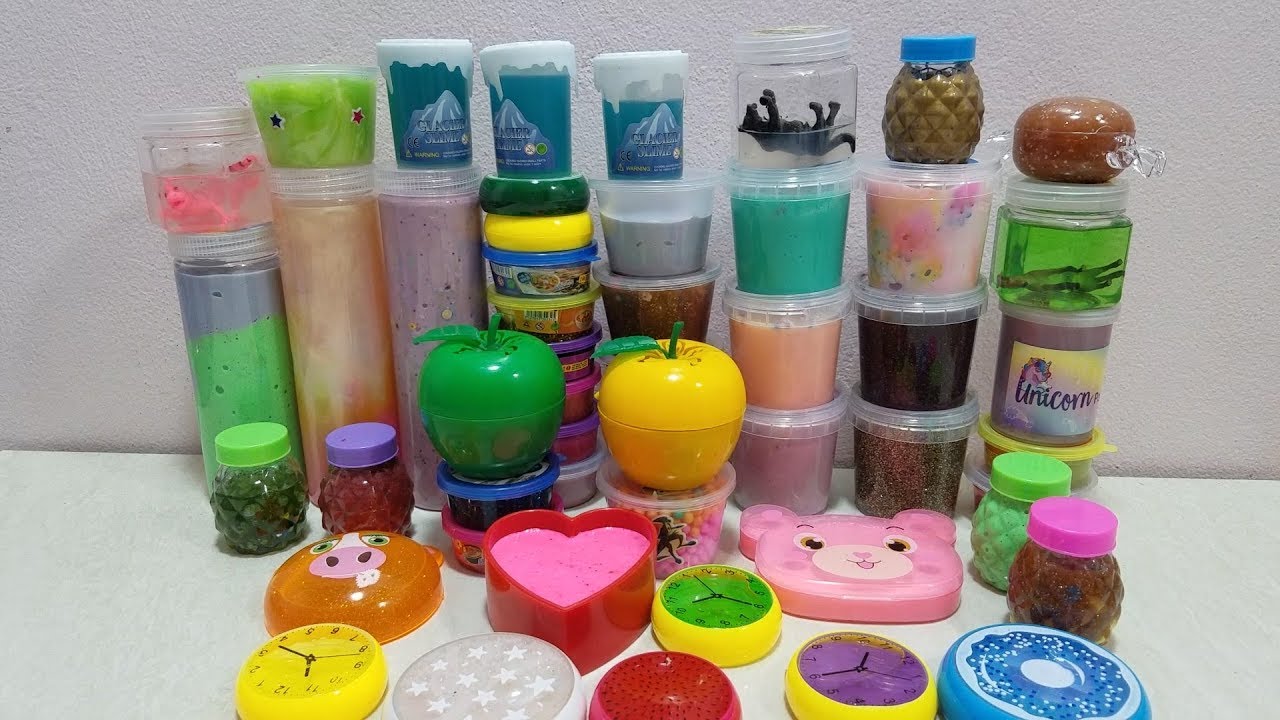 MIXING ALL MY STORE BOUGHT SLIME !! SLIME SMOOTHIE - SATISFYING SLIME ...