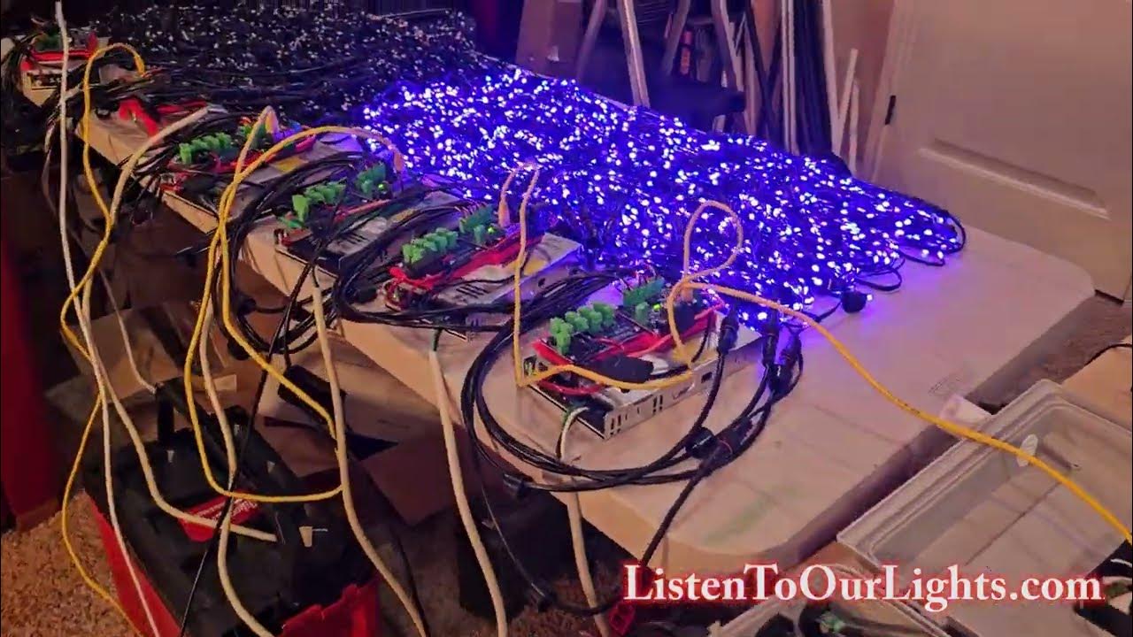 Falcon F16v5 with 4 SRX1 Chained Receiver Boards - YouTube