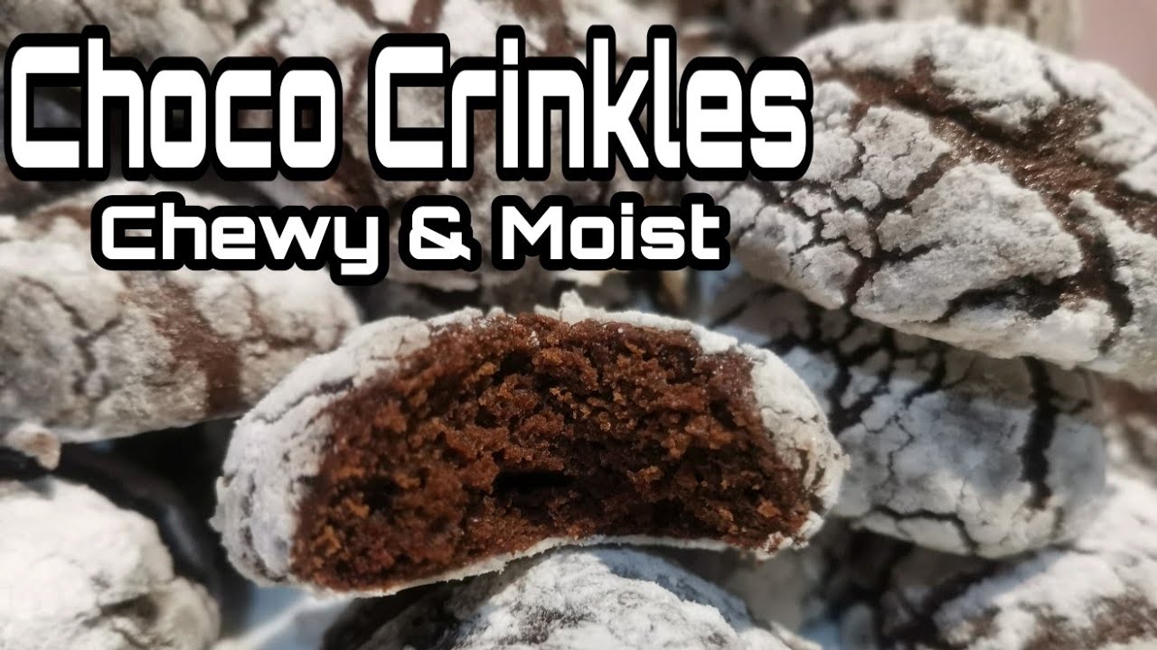 Choco Crinkles | Chewy and Moist Choco Crinkles - YouTube