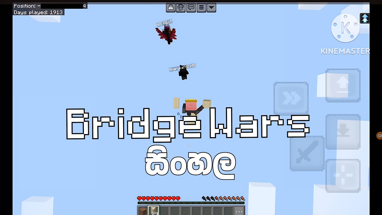 Minecraft Bedrock bridge Wars Sinhala - YouTube