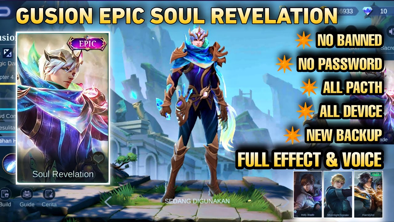 Script Skin Gusion Epic Soul Revelation • Full Effect Voice • No ...