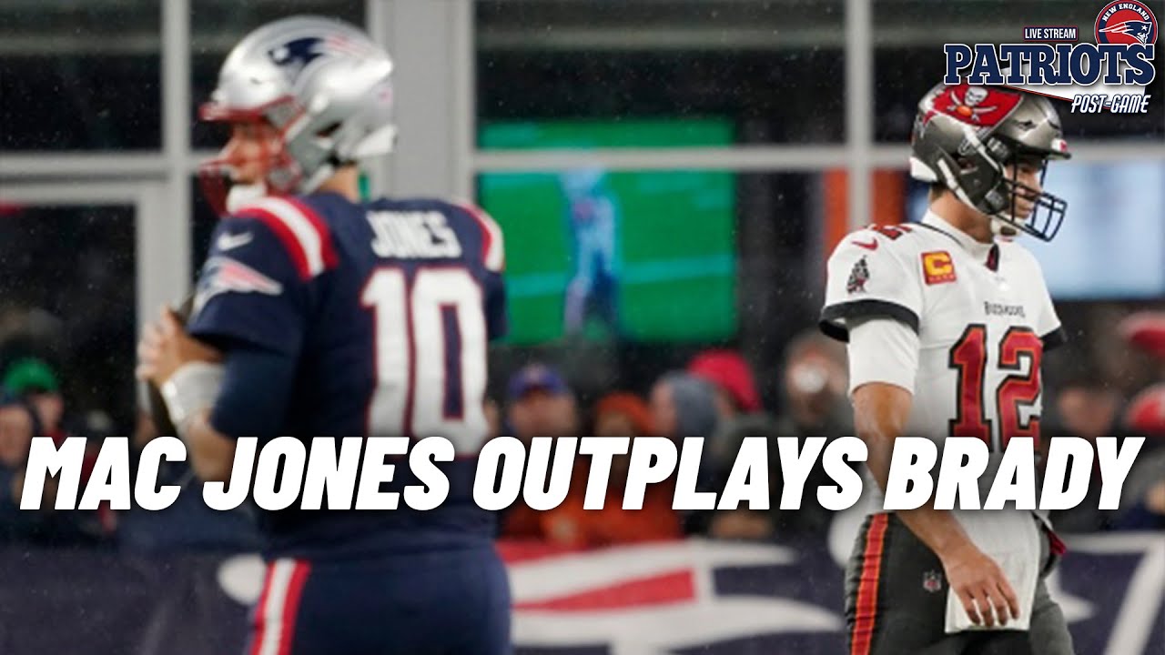 Mac Jones OUTPLAYS Tom Brady in Patriots Loss to Bucs - YouTube