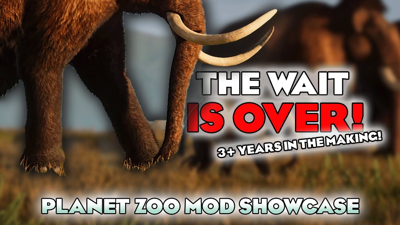 🐦 THE MAMMOTH IS HERE! Plus OTHER AWESOME MODS! | Planet Zoo Mod ...