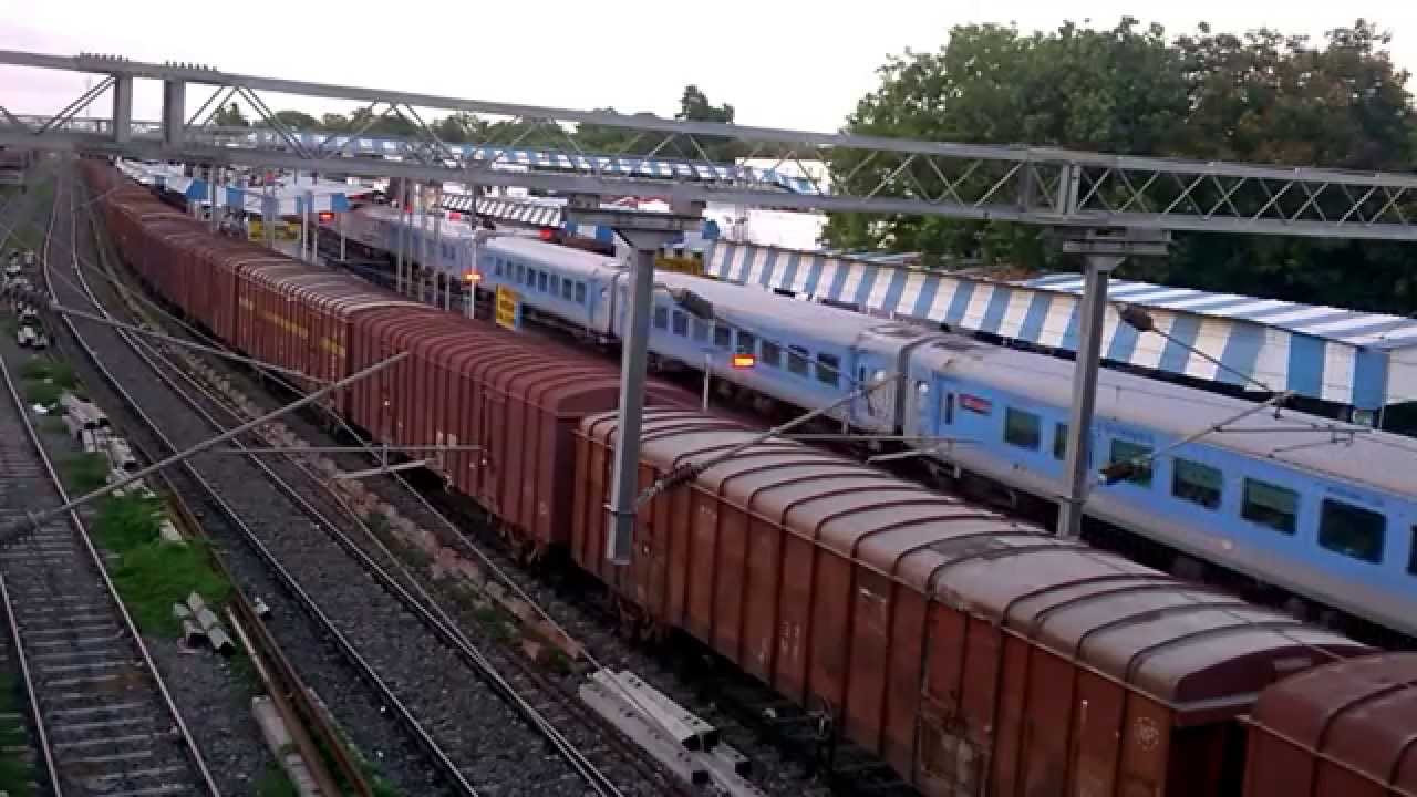 Howrah - Puri Shatabdi Express (with LHB rake) departs from Balasore ...
