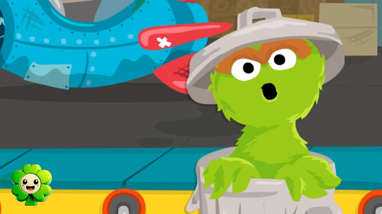 Sesame Street Games Episodes 254 Oscars rotten ride - YouTube