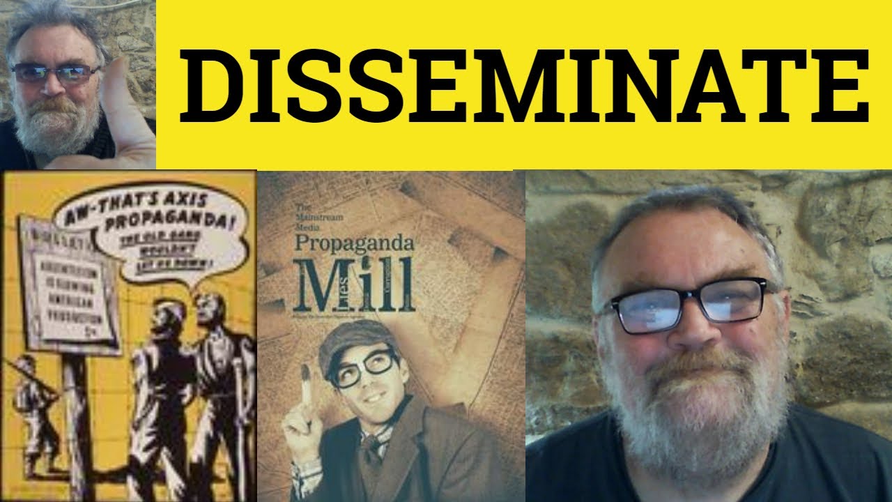 🔵 Disseminate Meaning - Dissemination Definition - Disseminate Examples Formal English ...