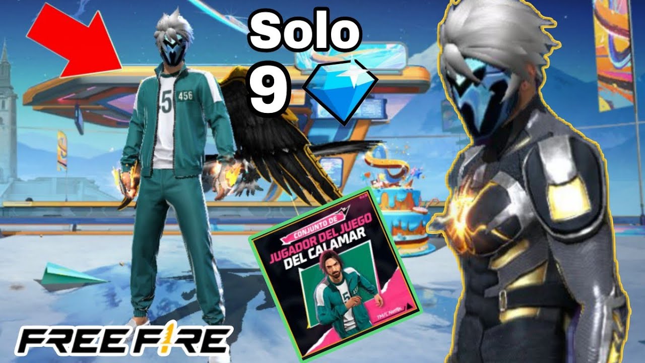 CONSIGO la SKIN del JUGADOR 456 en FREE FIRE y me dió INSANIDAD.. - YouTube