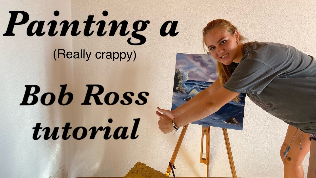 Art student makes Bob Ross mad - YouTube