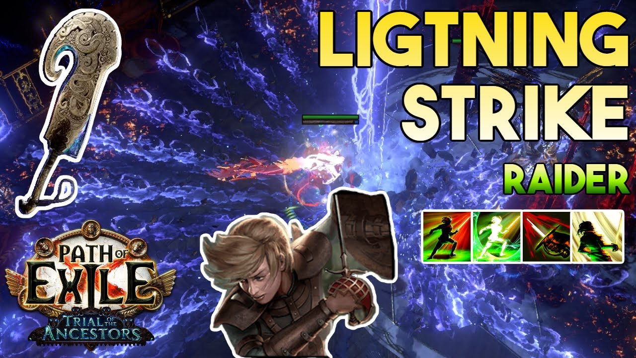 [3.23] Rakiata's Dance Lightning Strike Build | Raider | Affliction ...